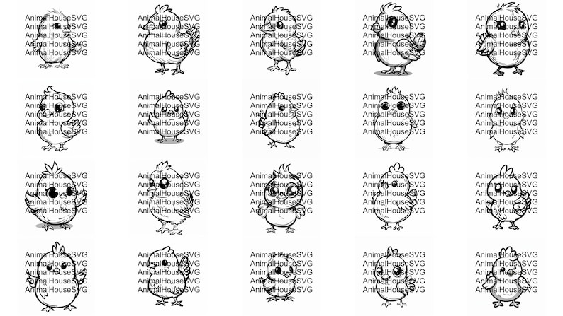 Cute Chicken SVG Pack 116 Designs. Cute Chicken SVG, Cute Chicken PNG ...
