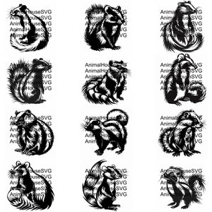 Skunk SVG Bundle: 100+ Unique Designs (digital Download) - Etsy