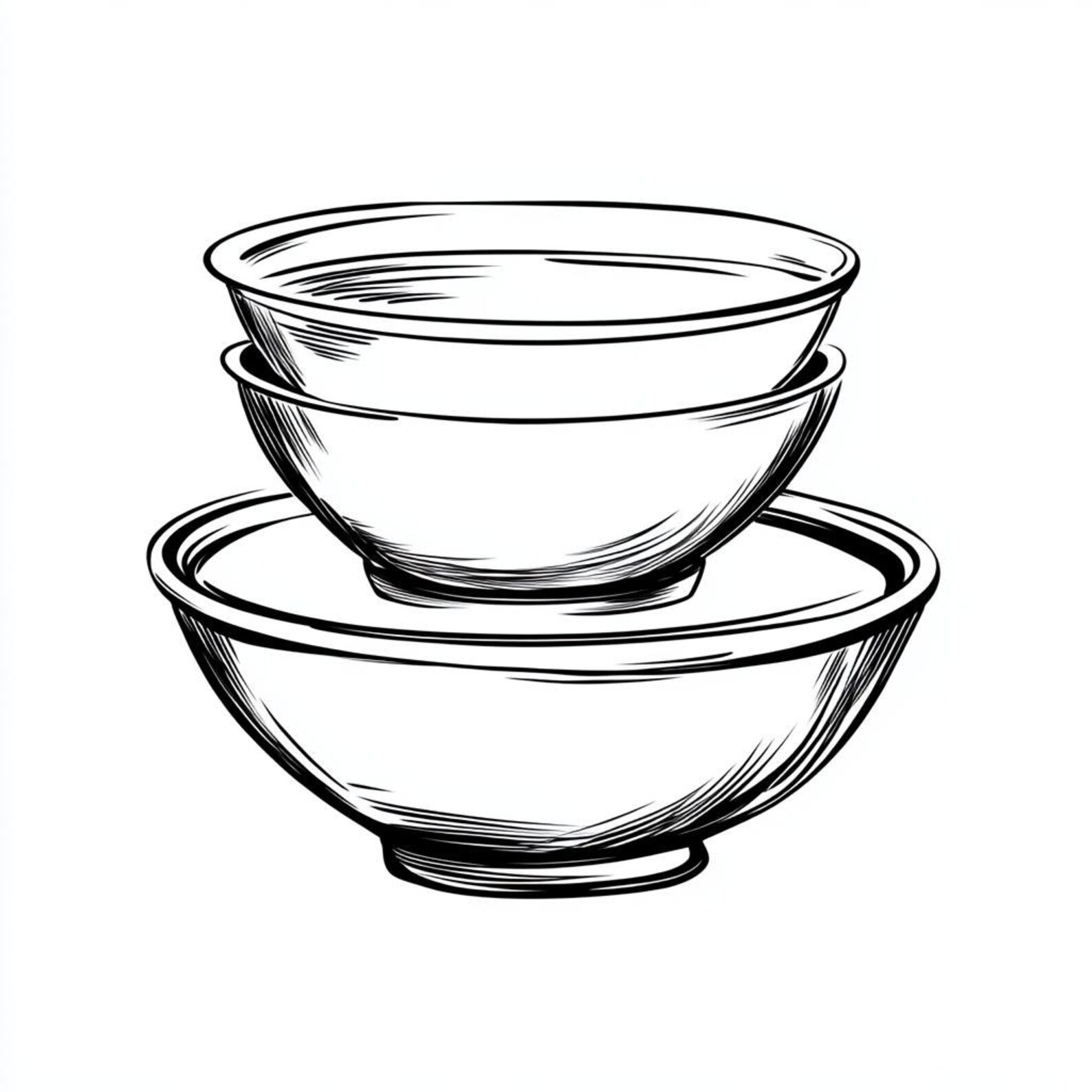 Mixing Bowls SVG Pack: 124 Crafting Designs (digital Download) - Etsy