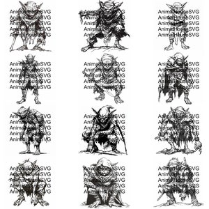 136 Unique Goblin Designs: SVG, JPG, Lasercut, Sublimation (digital ...
