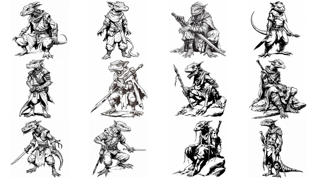Kobold SVG Pack: 60 Unique Designs (digital Download) - Etsy