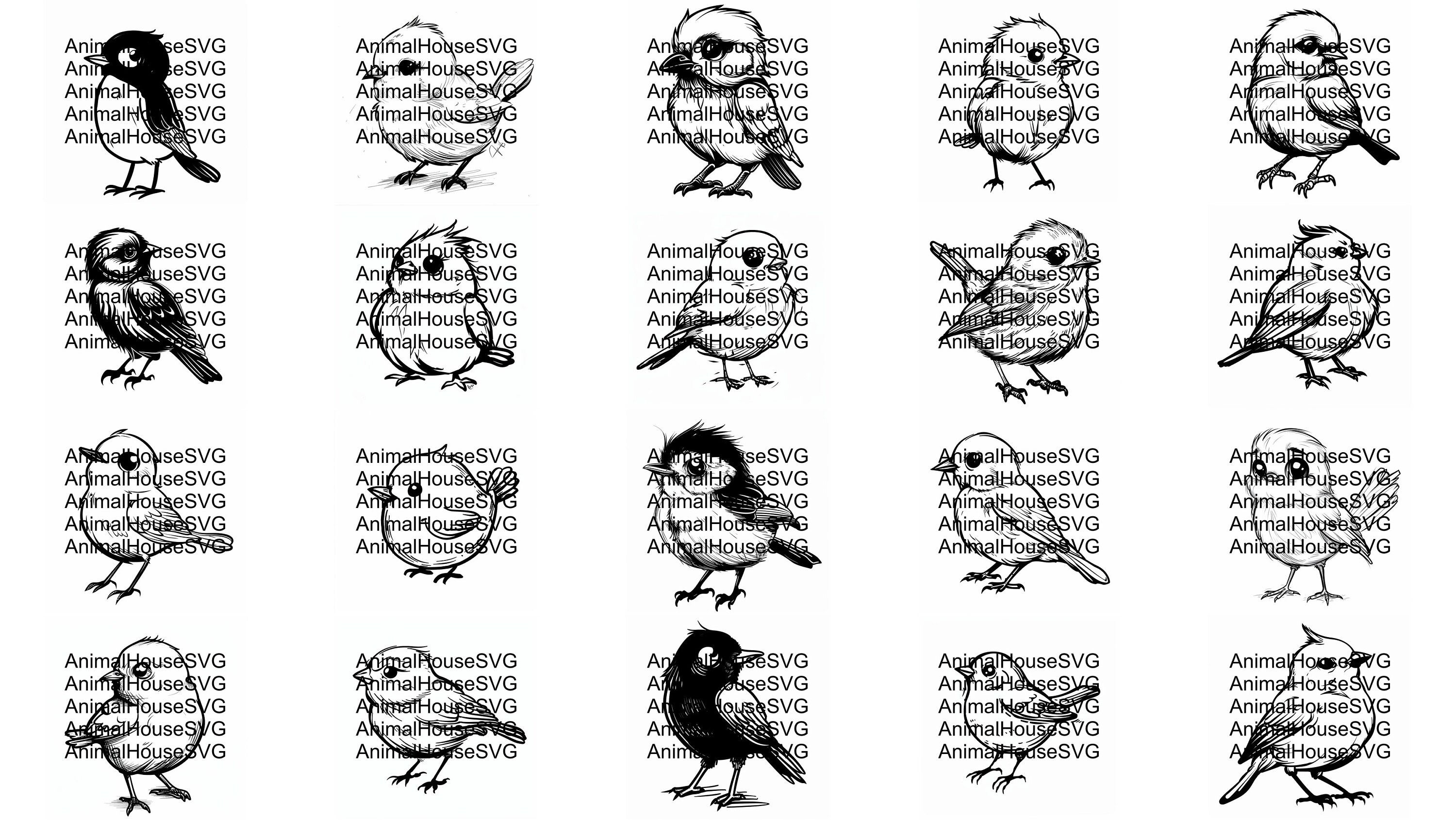 Cute Birds SVG Pack 169 Unique Designs. SVG, JPG,, Cricut Svg, Cnc ...