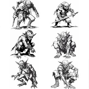 136 Unique Goblin Designs: SVG, JPG, Lasercut, Sublimation (digital ...