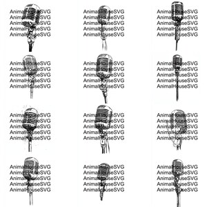 Microphone SVG Bundle: 104 Unique Designs (digital Download) - Etsy