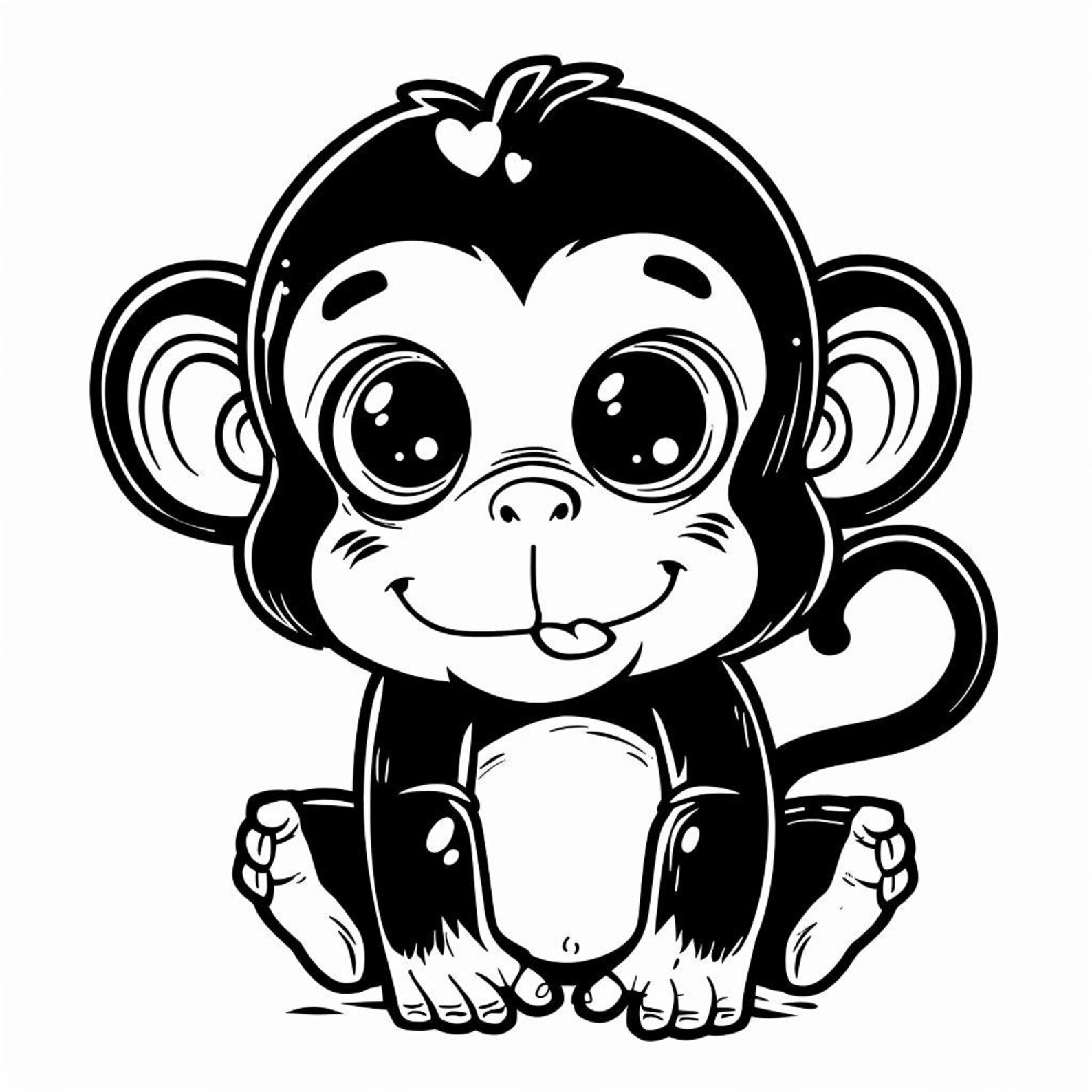 Cute Monkey SVG Pack 108 Unique Designs. SVG, JPG,, Cricut Svg, Cnc ...