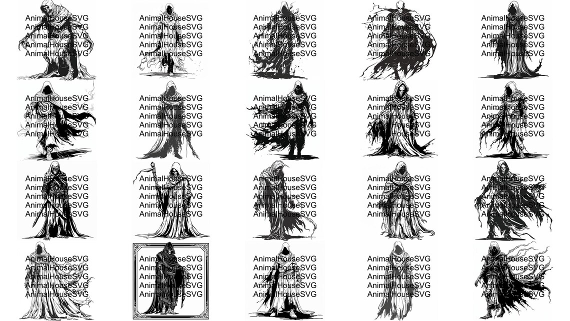 Wraith SVG Pack 48 Unique Designs. Wraith SVG, Wraith JPG, Wraith ...