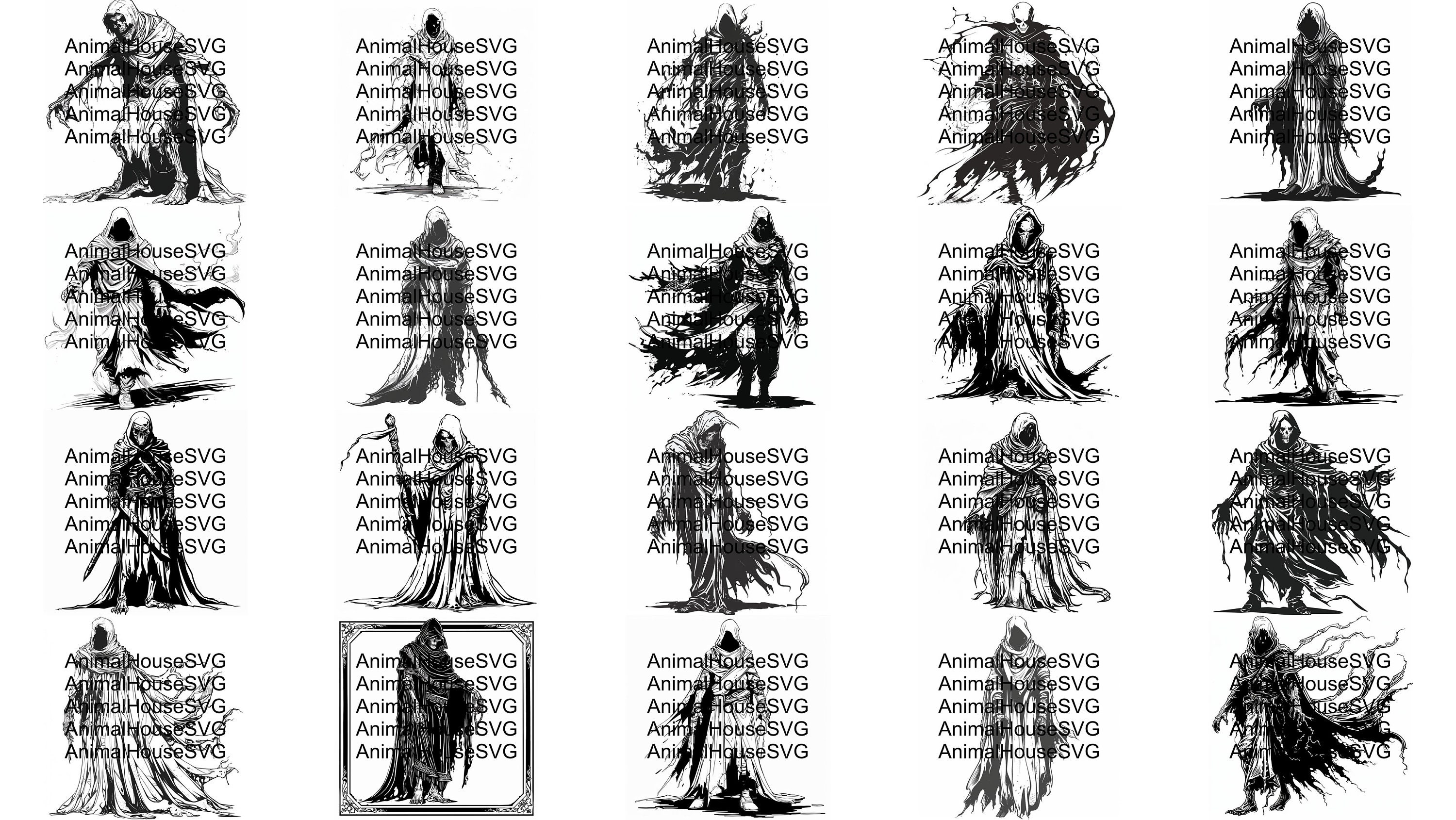 Wraith SVG Pack 48 Unique Designs. Wraith SVG, Wraith JPG, Wraith ...