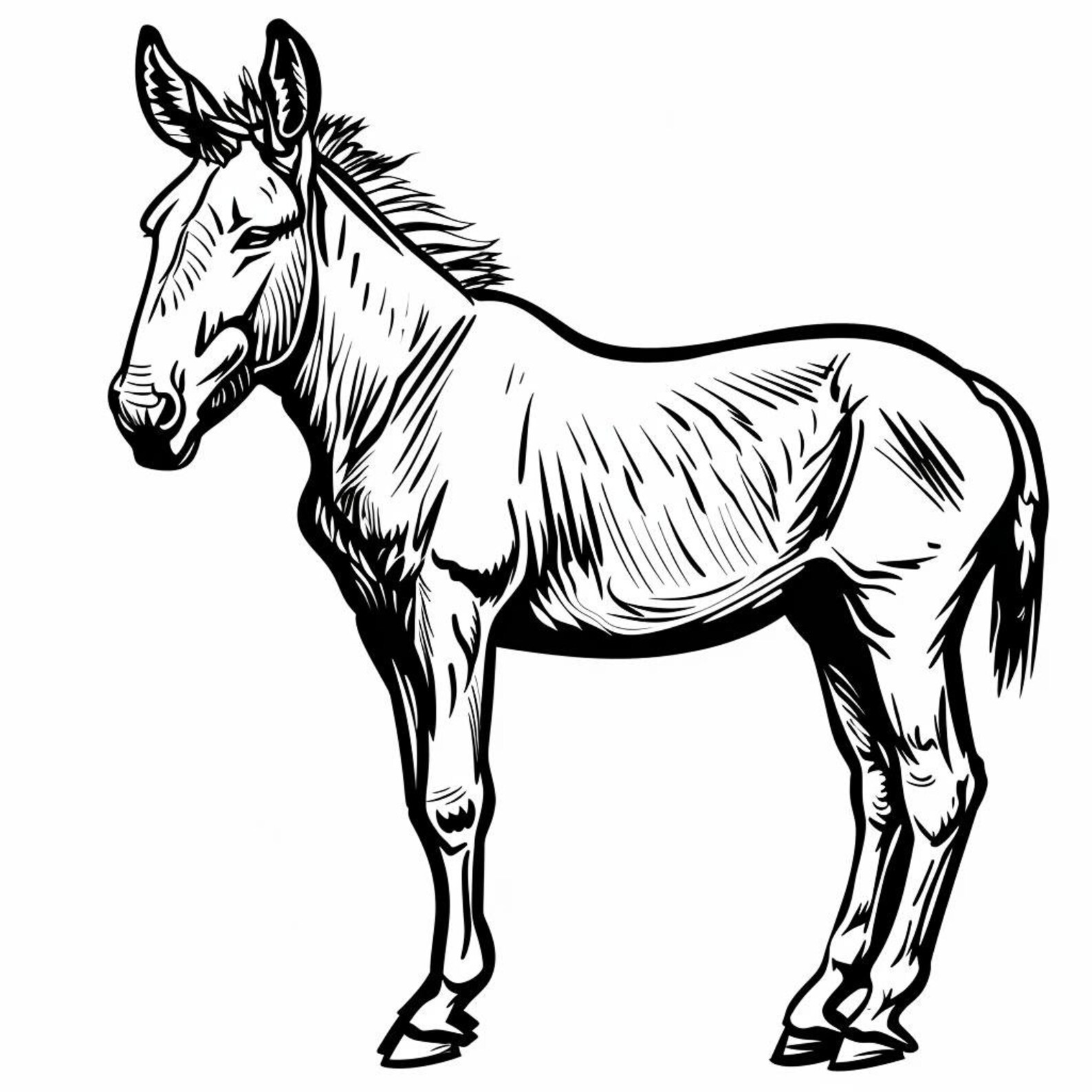 Donkey SVG Bundle: 104 Unique Designs for Cricut, CNC, Lasercut ...