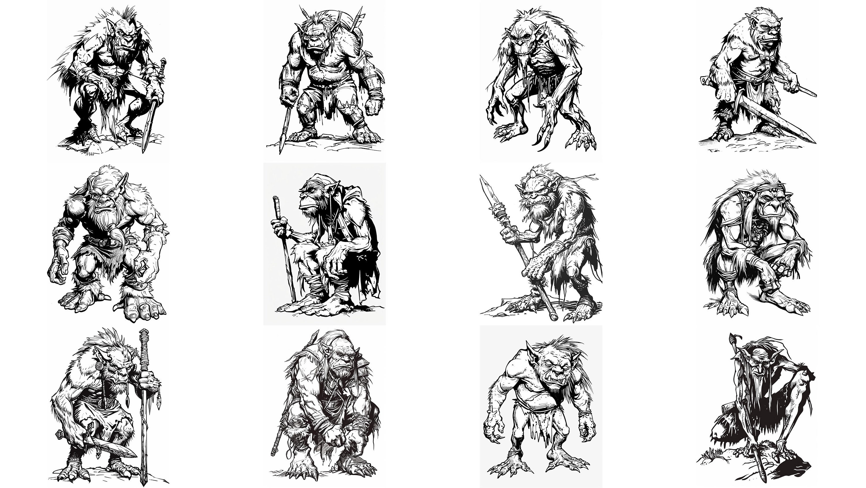 Troll SVG Pack: 76 Unique Designs (digital Download) - Etsy