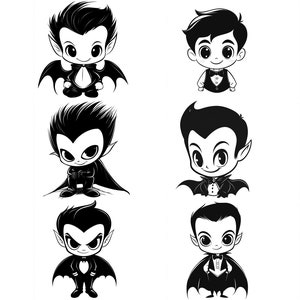 Cute Vampire SVG Pack 113 Designs. Cute Vampire SVG, Cute Vampire PNG ...