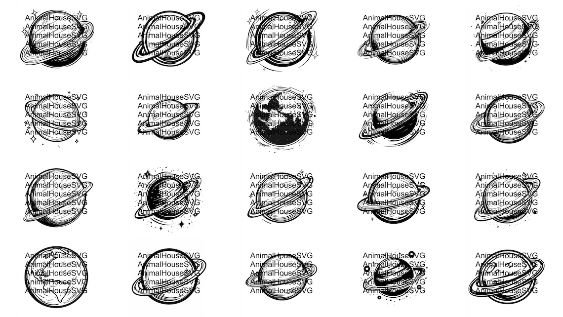 Planets SVG Pack: 112 Unique Designs (digital Download) - Etsy