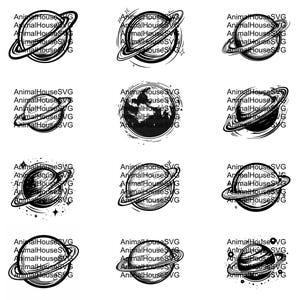 Planets SVG Pack: 112 Unique Designs (digital Download) - Etsy