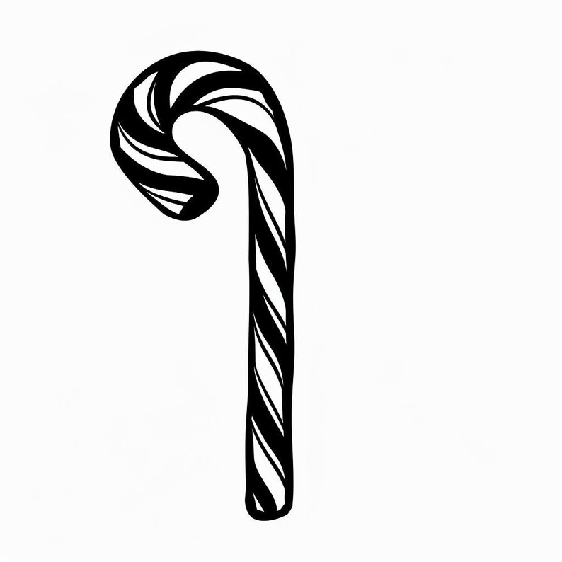Candy Cane SVG Pack 100 Unique Designs. Candy Cane SVG, Candy Cane JPG ...