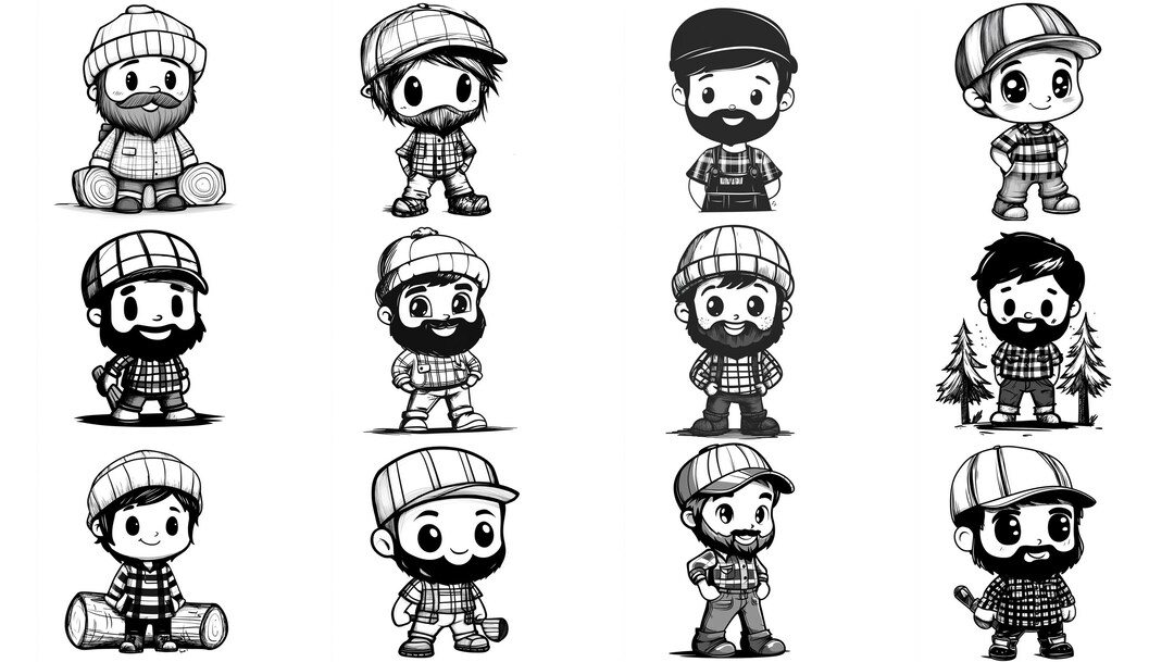 Lumberjack SVG Pack: 73 Unique Designs (digital Download) - Etsy