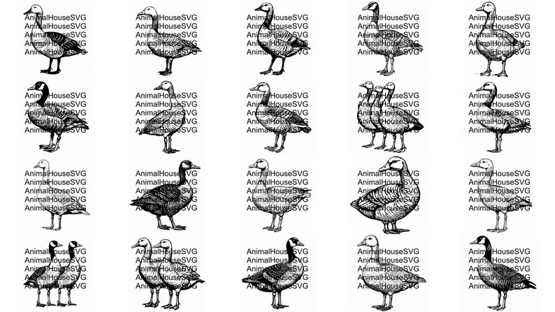 Geese SVG Bundle: 104 Unique Designs (digital Download) - Etsy