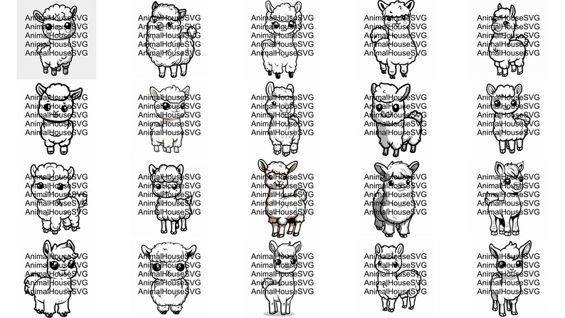 Cute Alpacas SVG Pack 108 Unique Designs. SVG, JPG,, Cricut Svg, Cnc ...