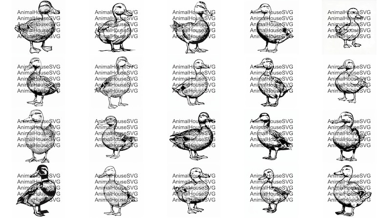 Duck SVG Bundle: 112 Unique Designs for Cricut, CNC (digital Download ...