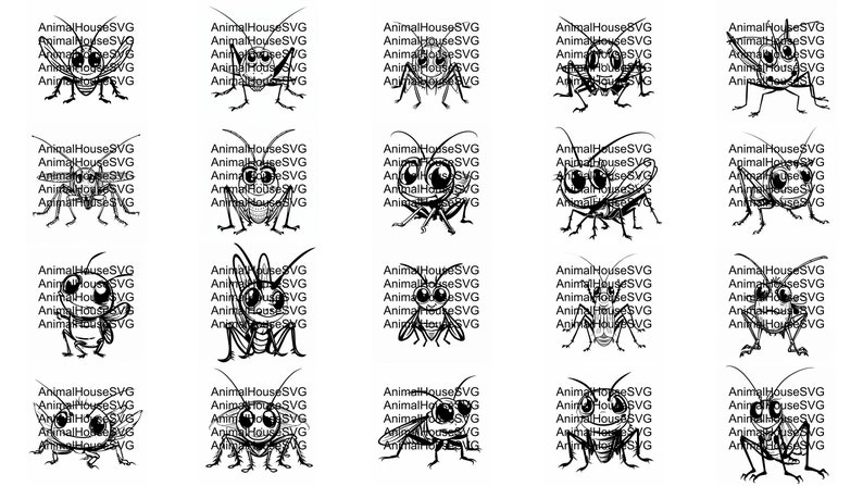 Cute Cricket SVG Pack 92 Unique Designs. Cute Cricket SVG, Cute Cricket ...