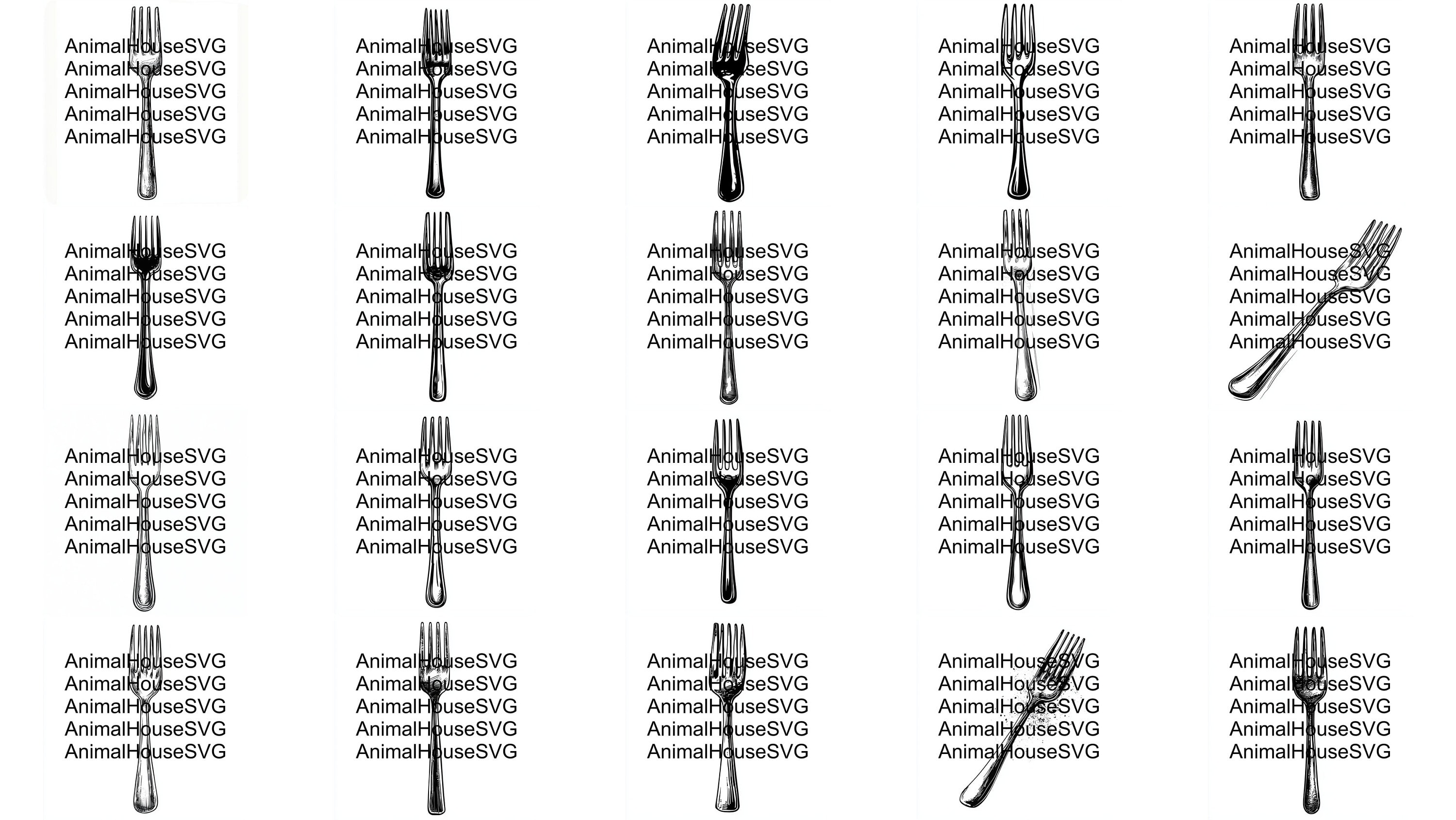 Fork SVG Pack 100 Designs. Fork SVG, Fork PNG, Laser Svg, Fork, Clip ...