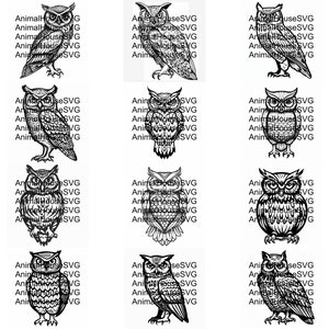 Owl SVG Bundle: 112 Unique Designs for Cricut, CNC (digital Download ...