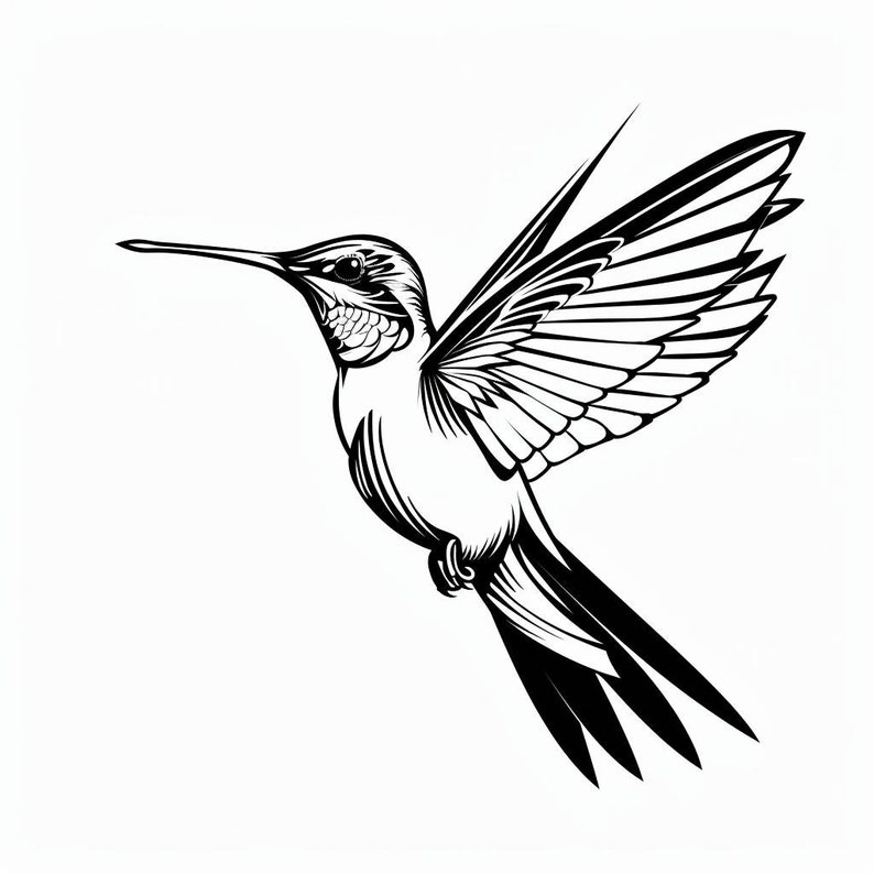Hummingbird SVG Bundle: 136 Unique Designs (digital Download) - Etsy