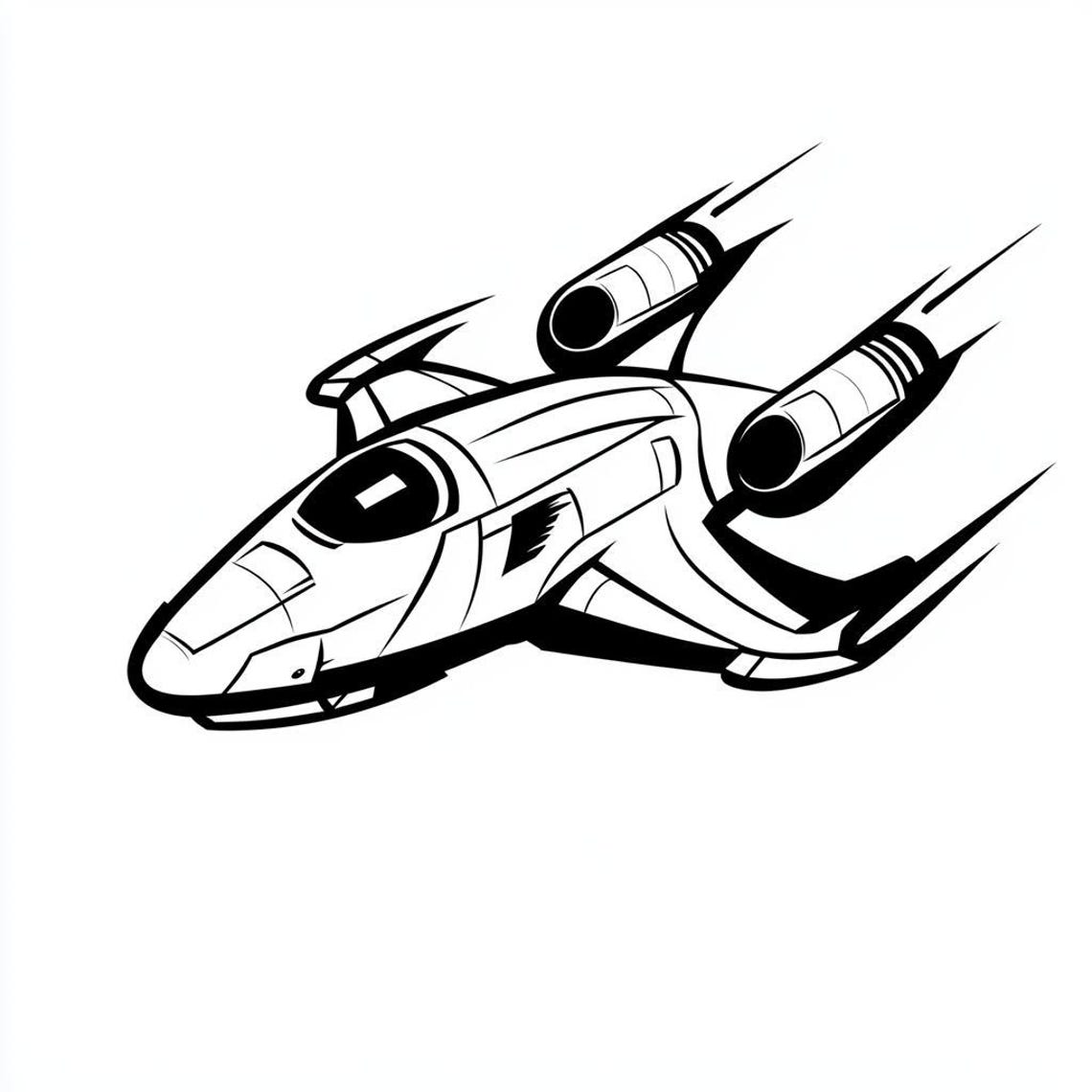 Spaceships SVG Pack: 93 Spacecraft Designs (digital Download) - Etsy