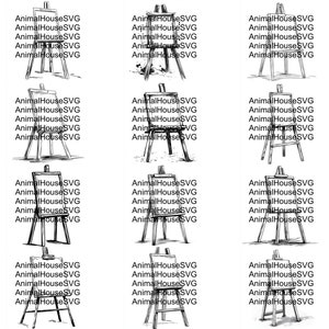 Painting Easel SVG Pack: 80 Craft Designs (digital Download) - Etsy