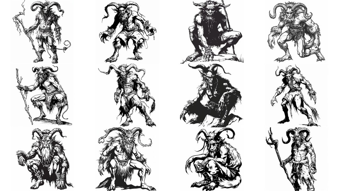 Satyr SVG Pack: 48 Unique Designs (digital Download) - Etsy