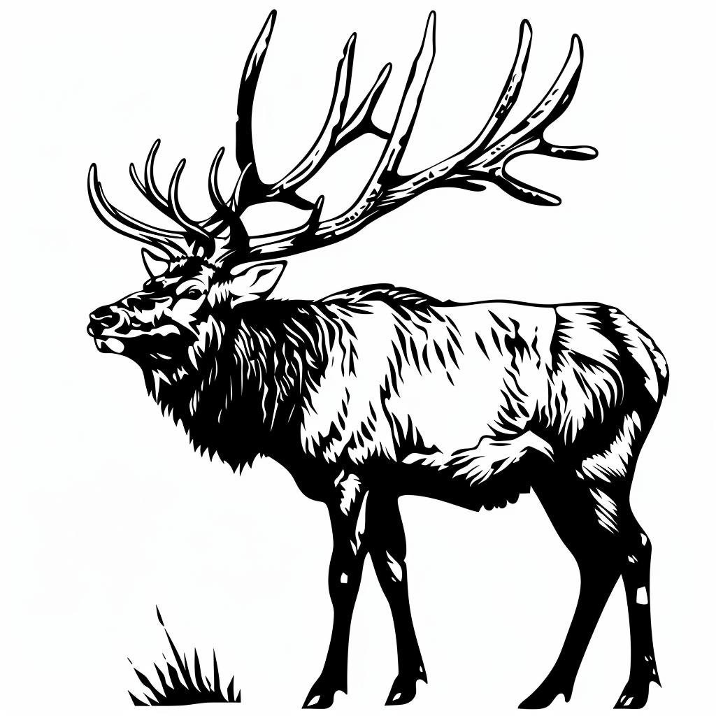 Elk SVG Pack: 108 Unique Designs for Cricut, CNC, Lasercut (digital ...
