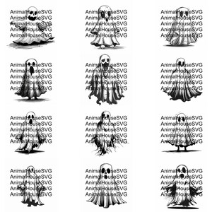 Halloween Ghost SVG Pack: 108 Lasercut Designs (digital Download) - Etsy