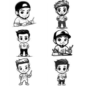 Tattoo Artist SVG Pack 107 Designs. Tattoo Artist SVG, Tattoo Artist ...