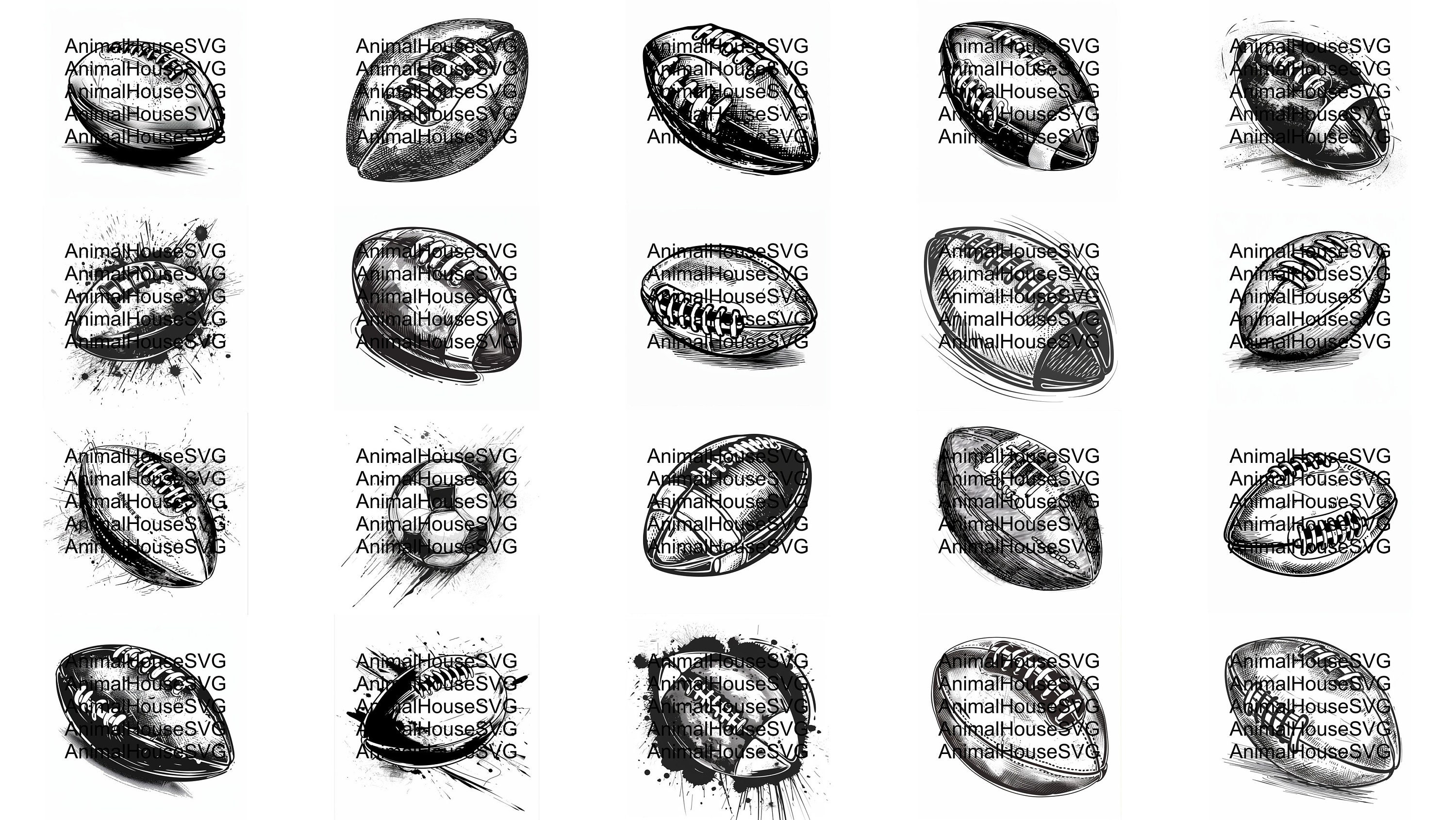 Football SVG Pack 96 Designs. Football SVG, Football PNG, Laser Svg ...