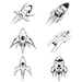 Spaceships SVG Pack: 93 Spacecraft Designs (digital Download) - Etsy