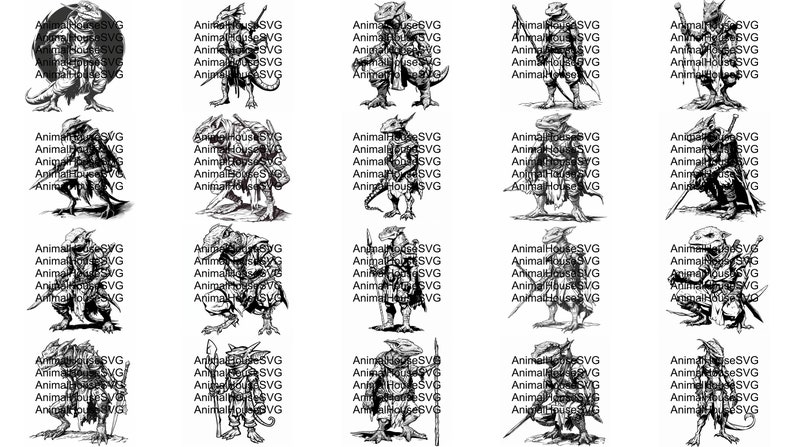 Kobold SVG Pack: 60 Unique Designs (digital Download) - Etsy