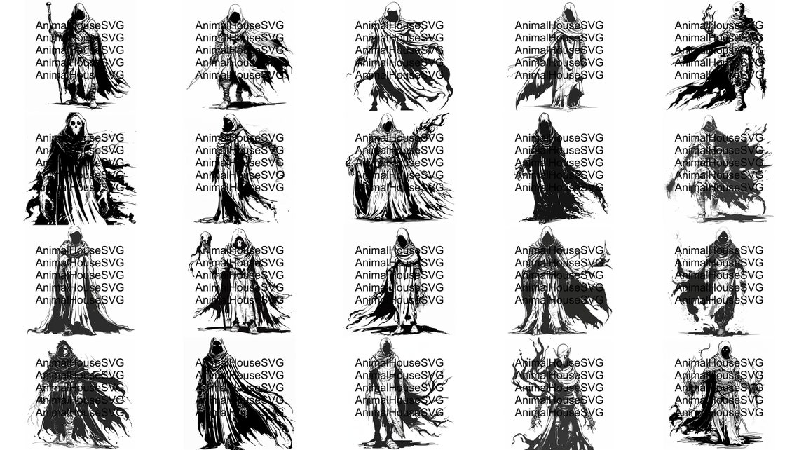 Spectre SVG Pack 48 Unique Designs. Spectre SVG, Spectre JPG, Spectre ...