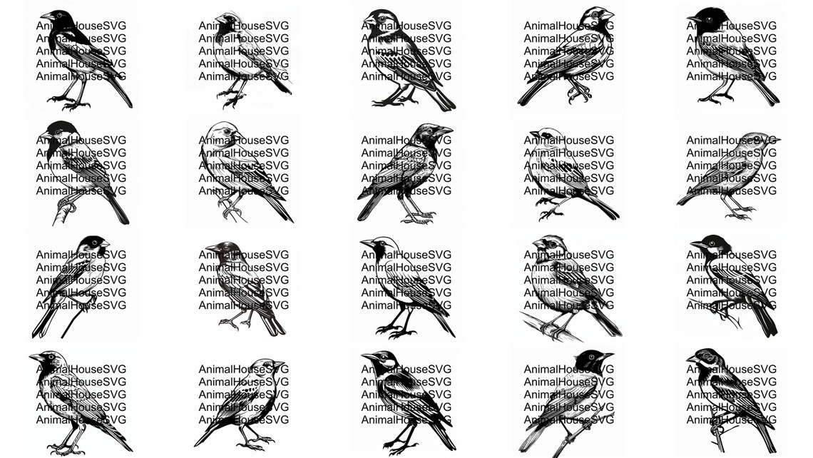 Bird SVG Bundle: 108 Unique Designs (digital Download) - Etsy Canada