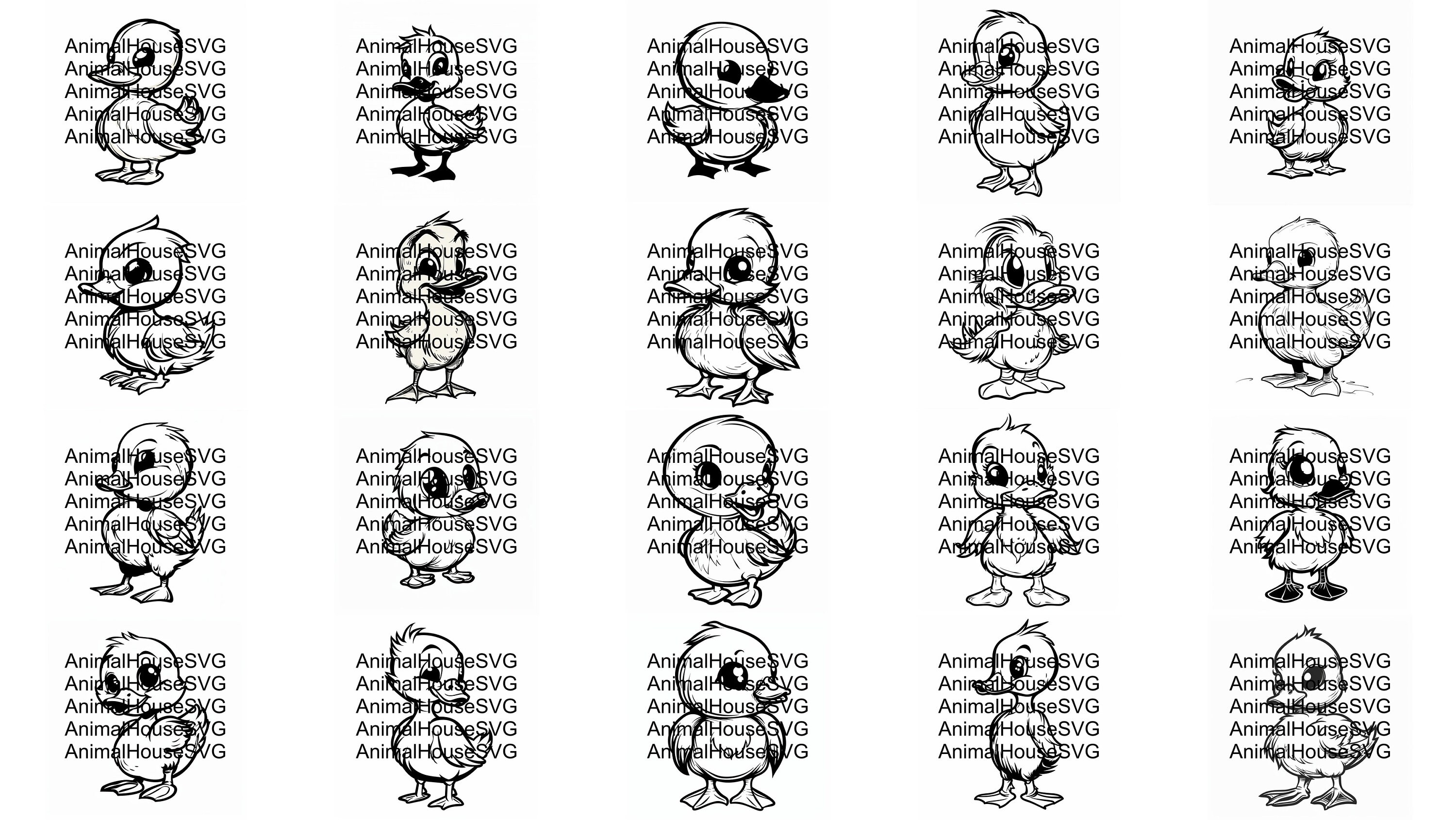 Cute Duck SVG Pack 114 Unique Designs. SVG, JPG,, Cricut Svg, Cnc ...