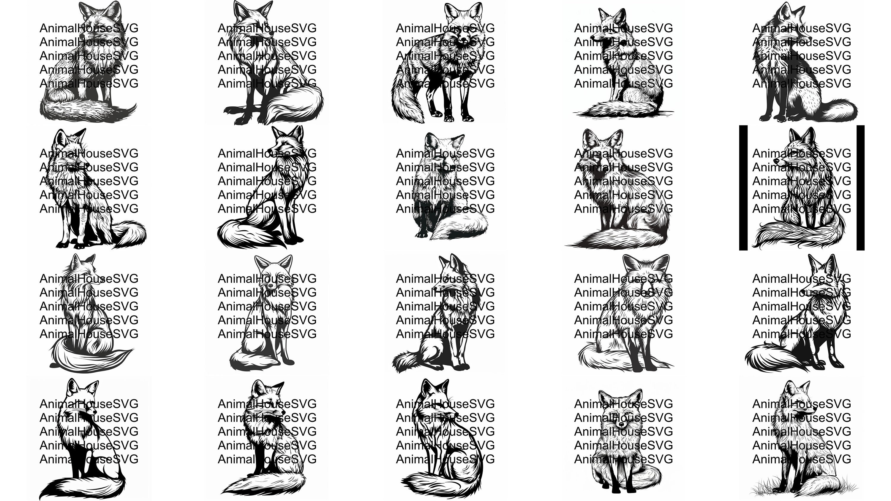 Fox SVG Bundle: 108 Unique Designs (digital Download) - Etsy