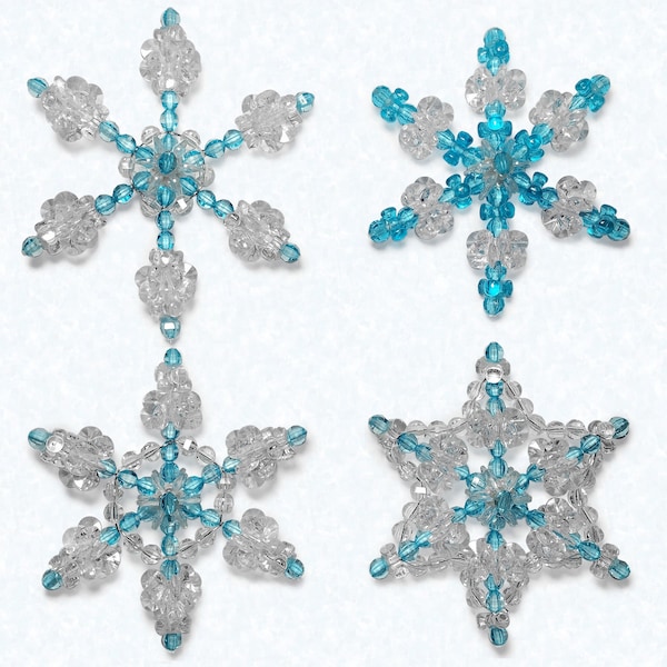 Beaded Snowflake - Etsy