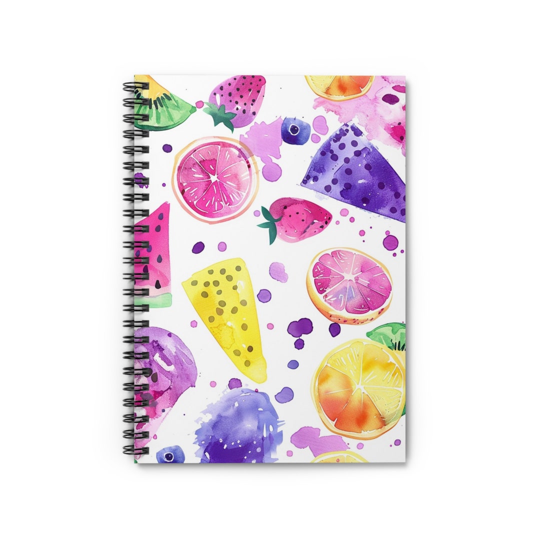 Spiral Notebook With Custom Art Cover, Unique Notebook Design, Unique ...