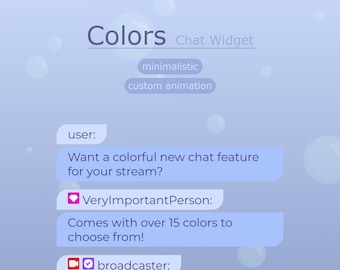 Chat Widget: Night Sky - Elegant and Minimal Custom Design ...