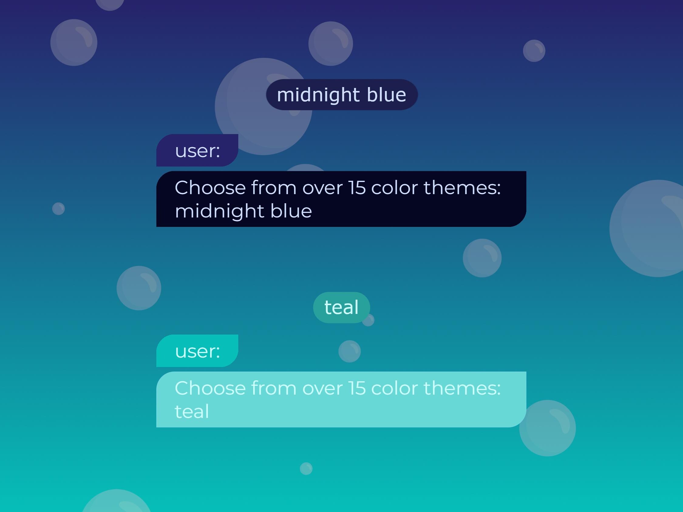 Chat Widget: Colors - Minimal and Colorful Custom Design | Customizable ...