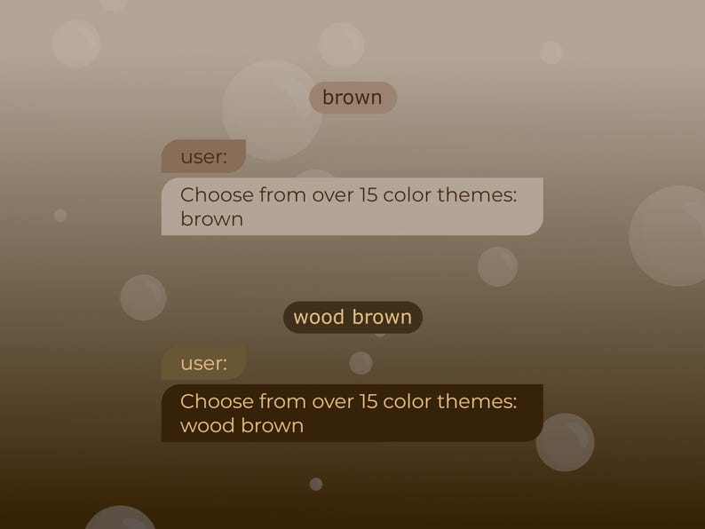 Chat Widget: Colors - Minimal and Colorful Custom Design | Customizable ...