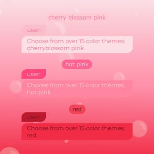 Chat Widget: Colors - Minimal and Colorful Custom Design | Customizable ...