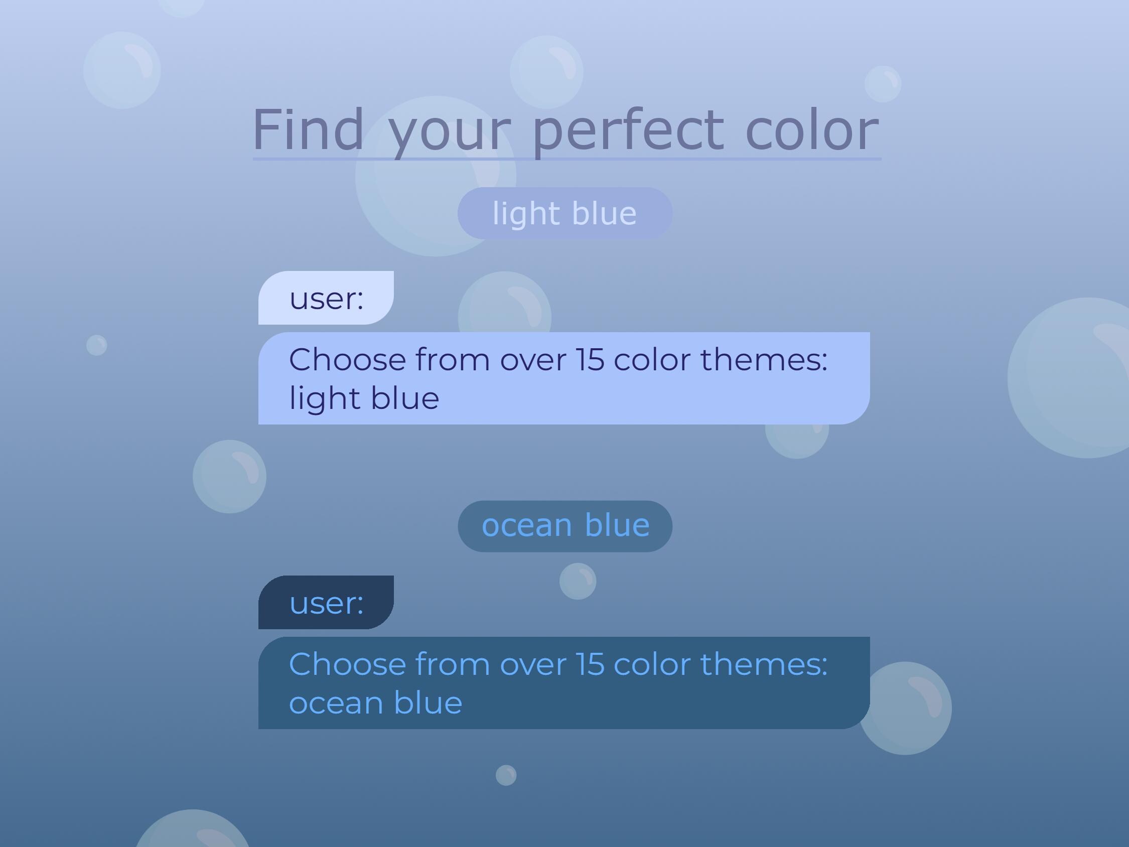 Chat Widget: Colors - Minimal and Colorful Custom Design | Customizable ...