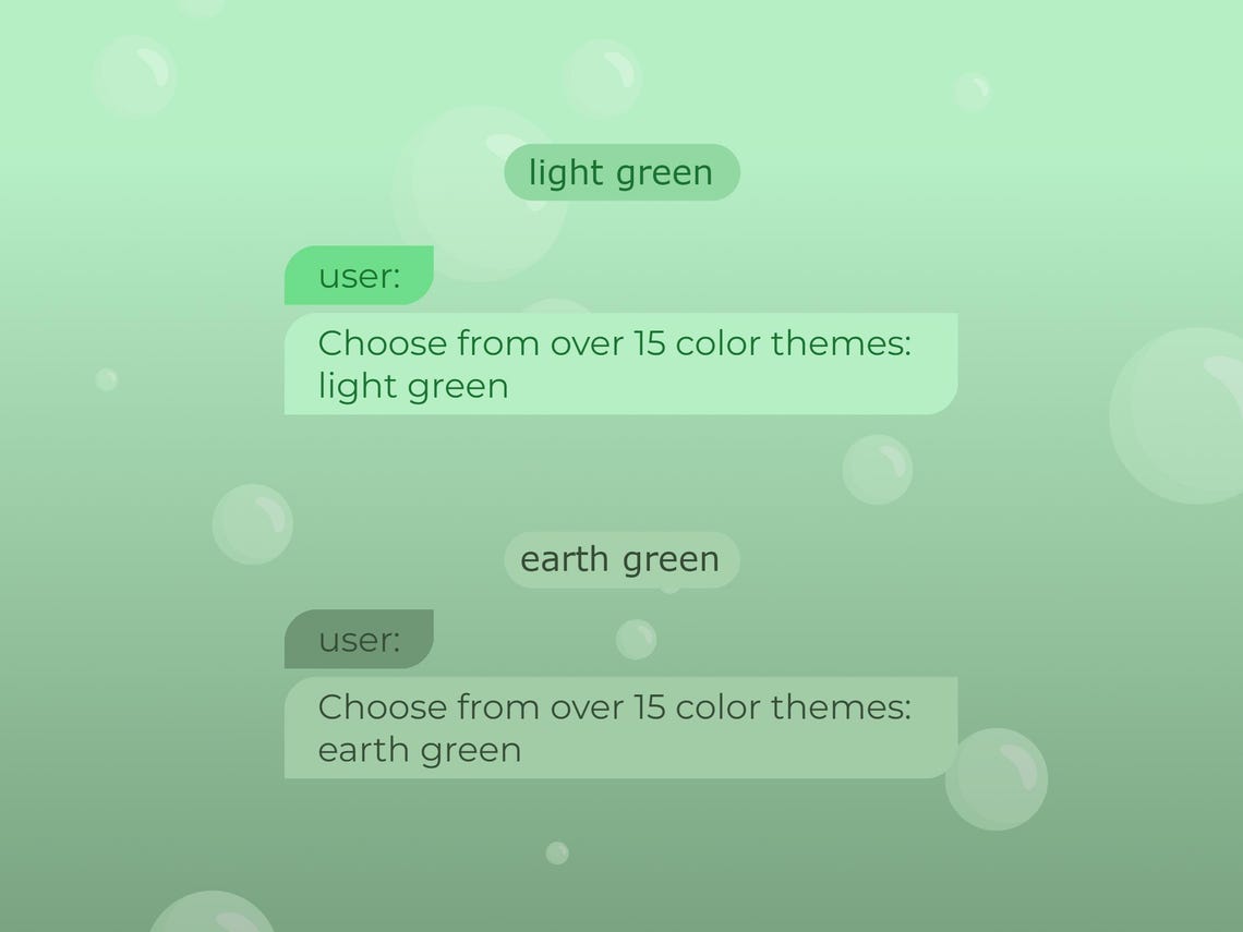 Chat Widget: Colors - Minimal and Colorful Custom Design | Customizable ...