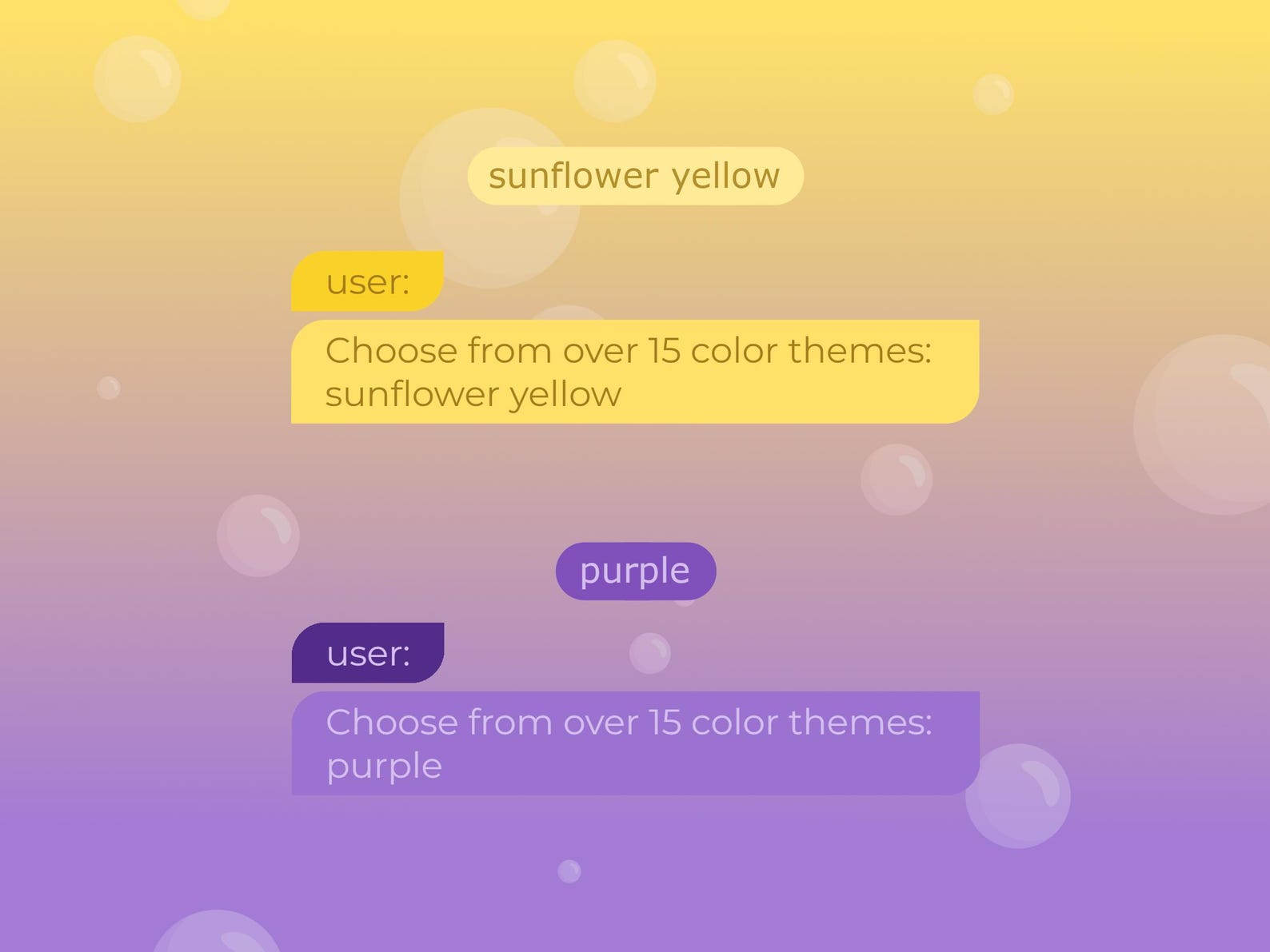 Chat Widget: Colors - Minimal and Colorful Custom Design | Customizable ...
