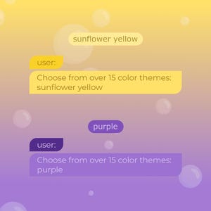 Chat Widget: Colors - Minimal and Colorful Custom Design | Customizable ...
