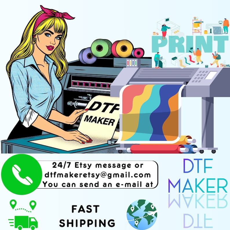 Personalized Cartoon Photo DTF Transfer Ready for Press,custom Pixar ...