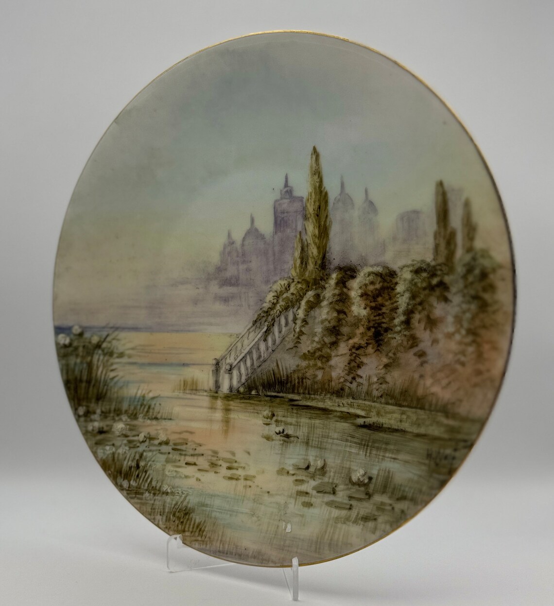 UNO "favorite" Bavaria Hand-painted Plate - Signed H. Wolf - Etsy
